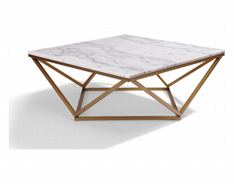 Jasmine Coffee Table White Marble | Mobelaris